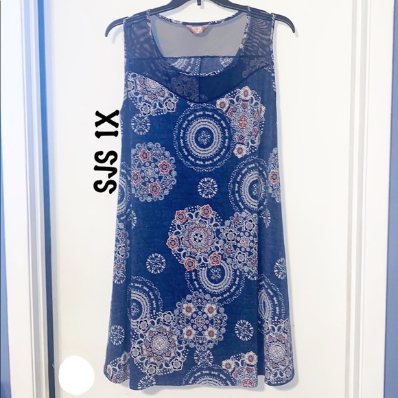 SJS | Dresses | Sjs Mandala Print Shift Dress X | Poshmark